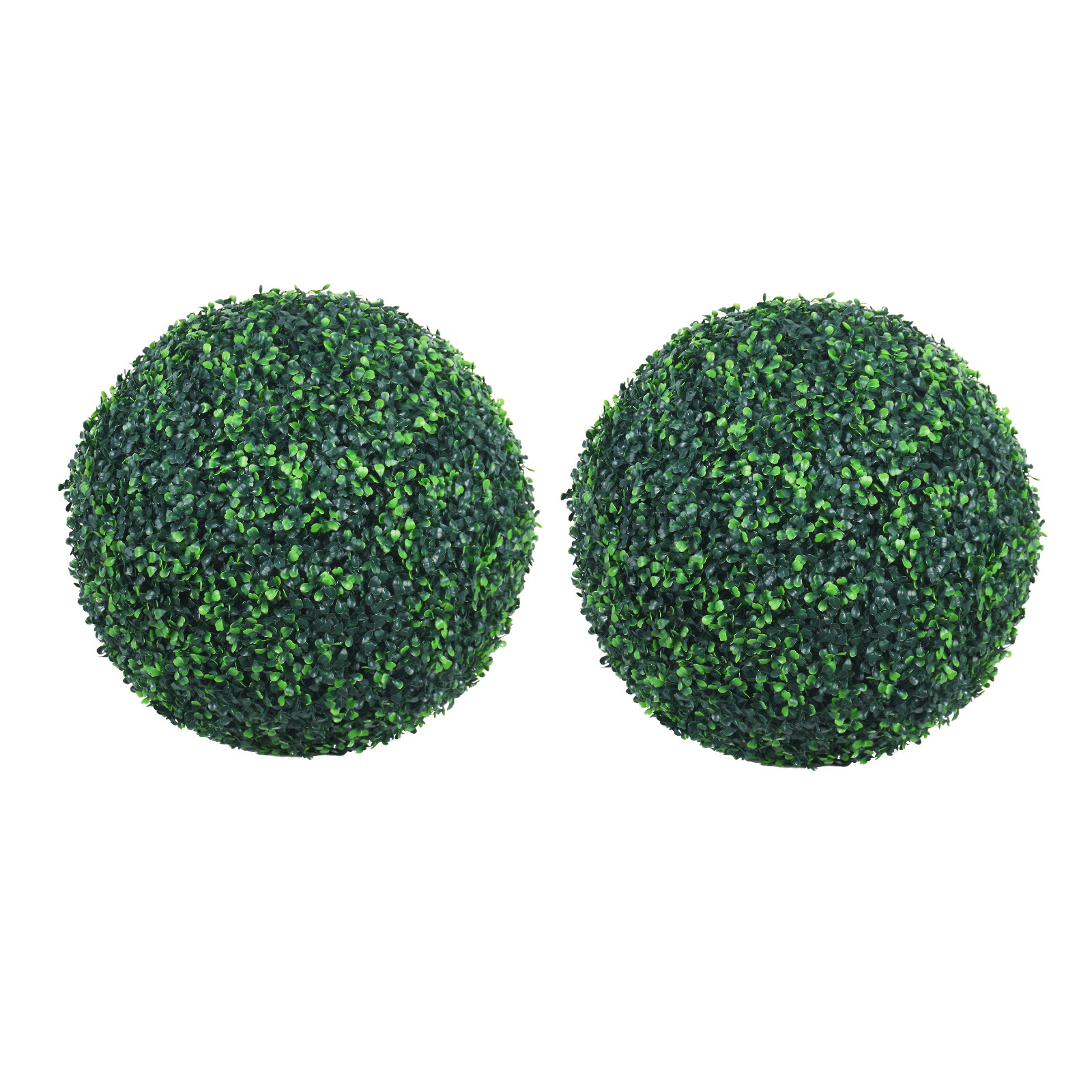 Primrue 22 Inch 2 Pcs Artificial Boxwood Topiary Ball Faux Boxwood ...