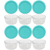 Pyrex 7200 Glass Bowls & 7200-PC Matching Lids | Wayfair