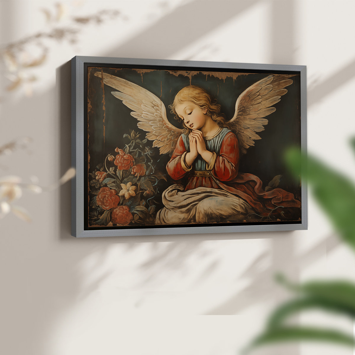 Trinx Angels From Above-LXVI -Framed Print - Restickable | Wayfair