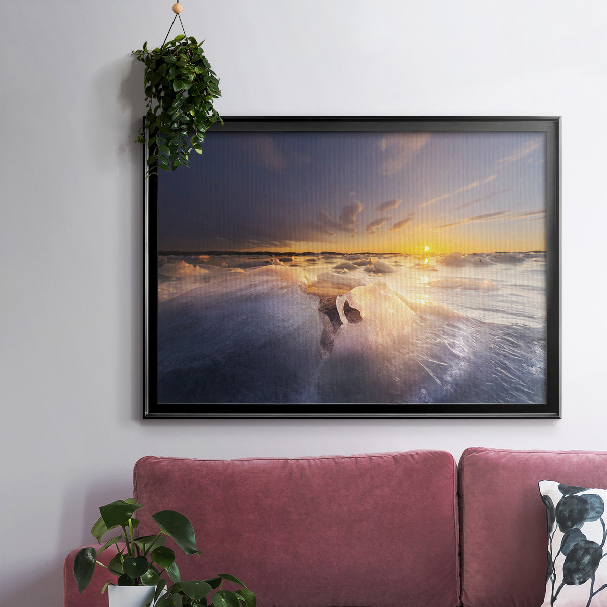 Highland Dunes Breakthrough - Single Picture Frame Print on Canvas ...