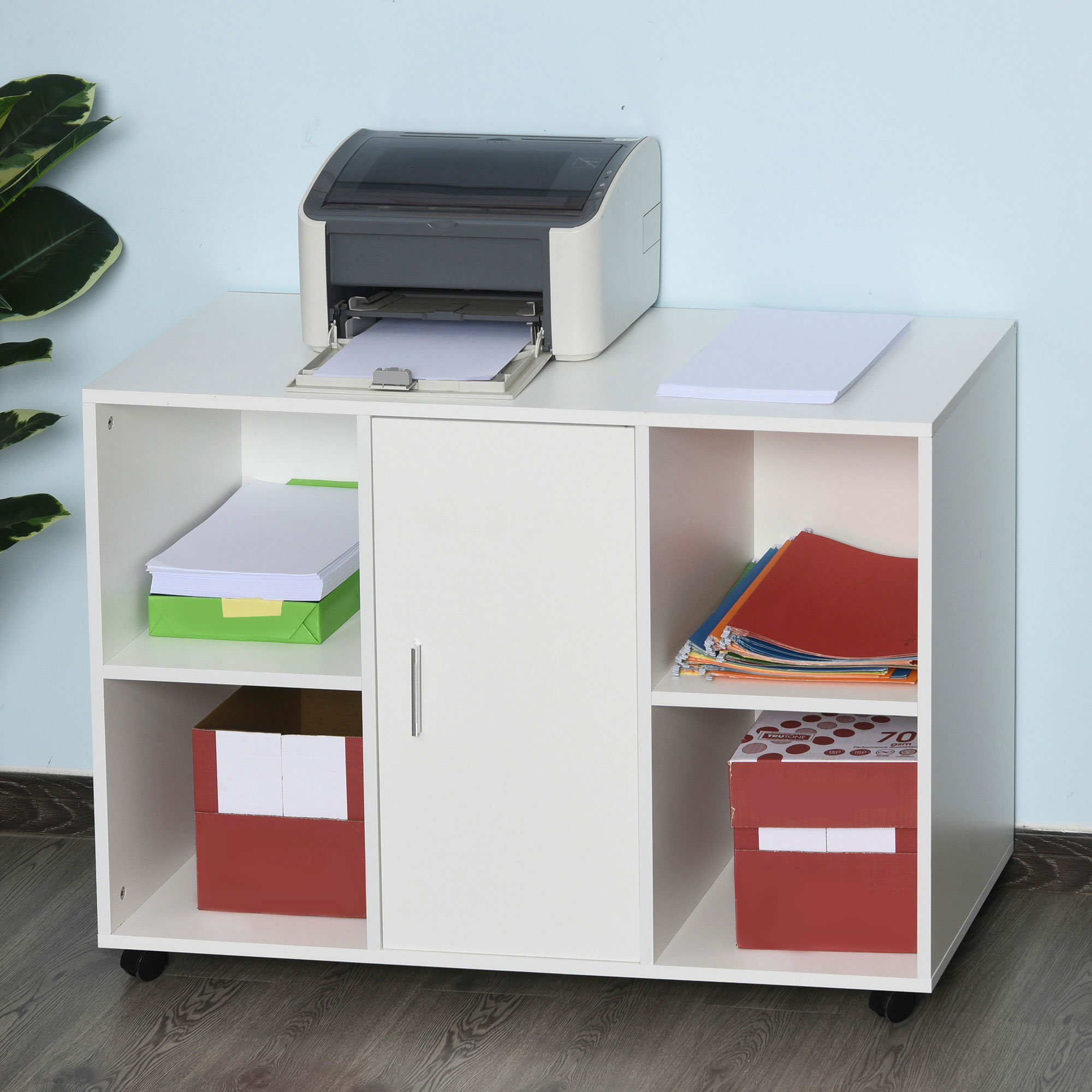 Latitude Run® Airik Mobile Lateral Filing Cabinet | Wayfair