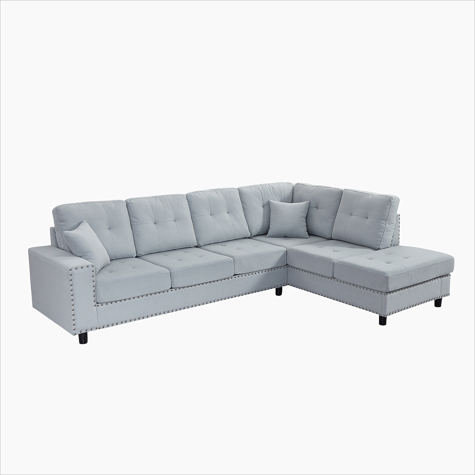 Latitude Run® 109.2''L-Shaped Modular Sectional Sofa With Removable ...