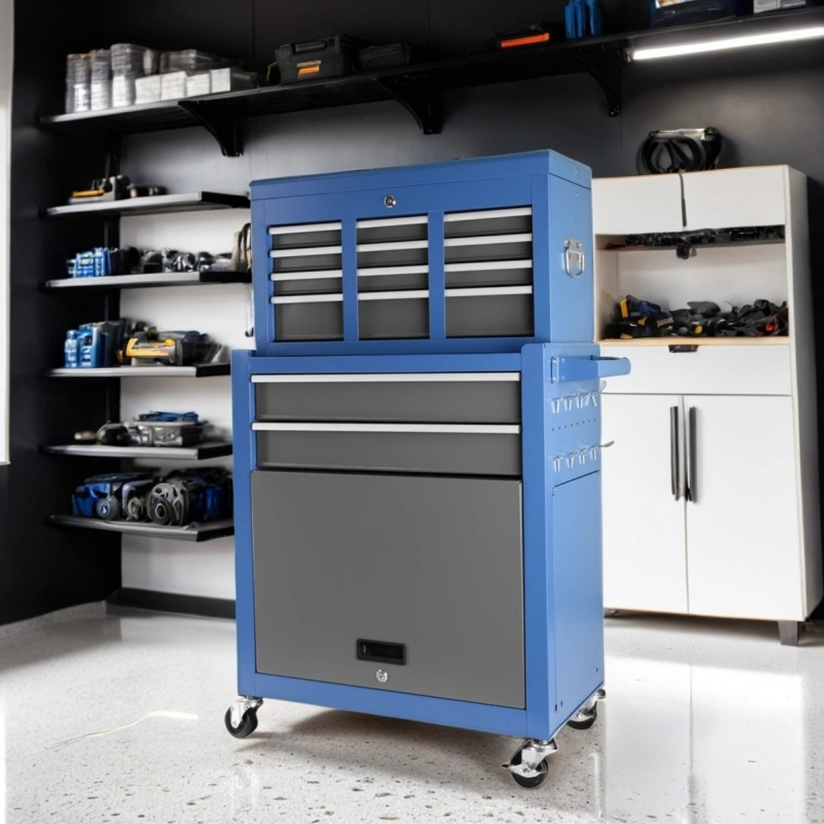 WFX Utility™ Rolling Tool Chest With Wheels 8 Drawers, Assembled Tool ...