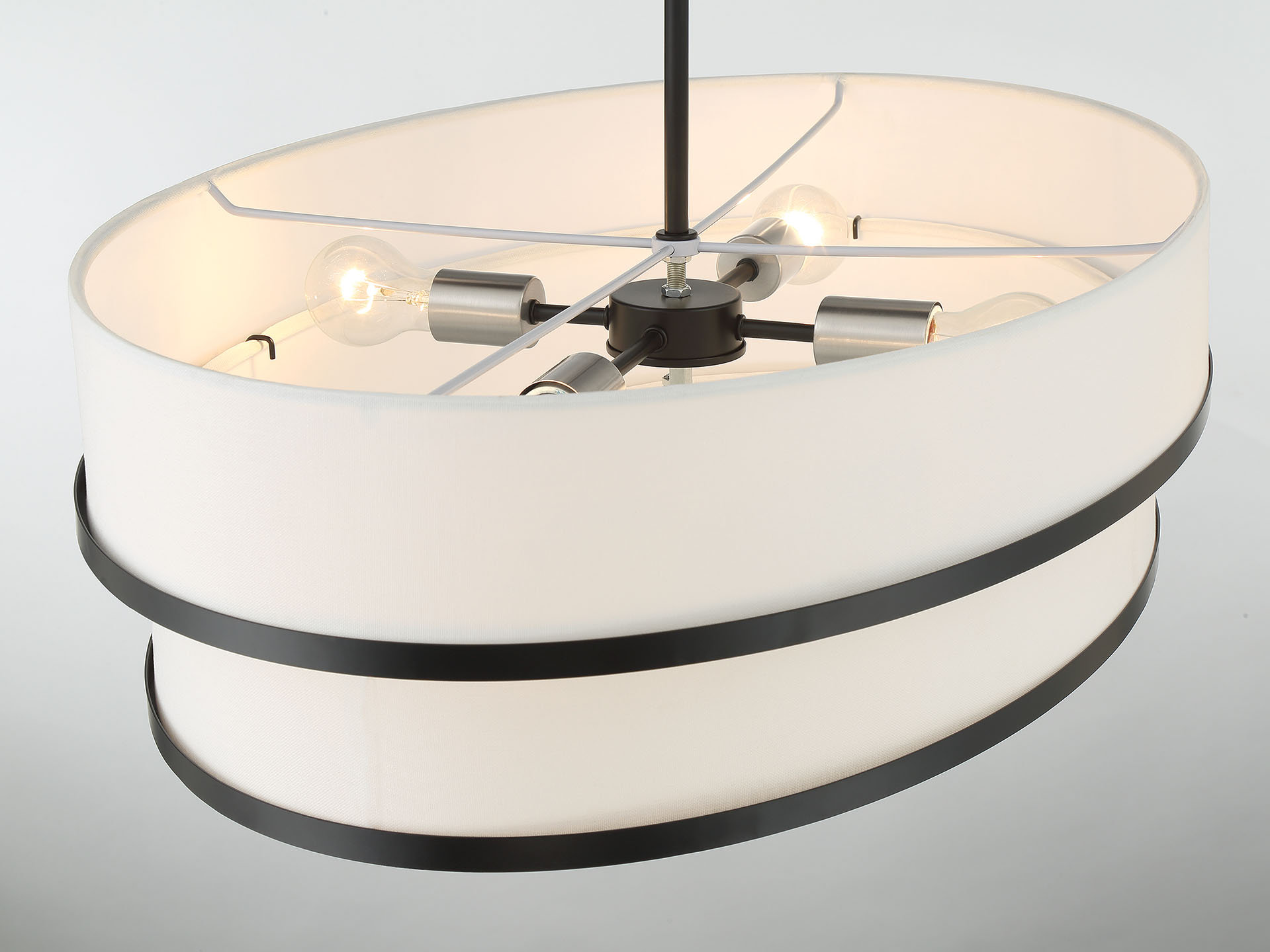 Orren Ellis Cascade - 4 Light Oval Pendant - Wayfair Canada