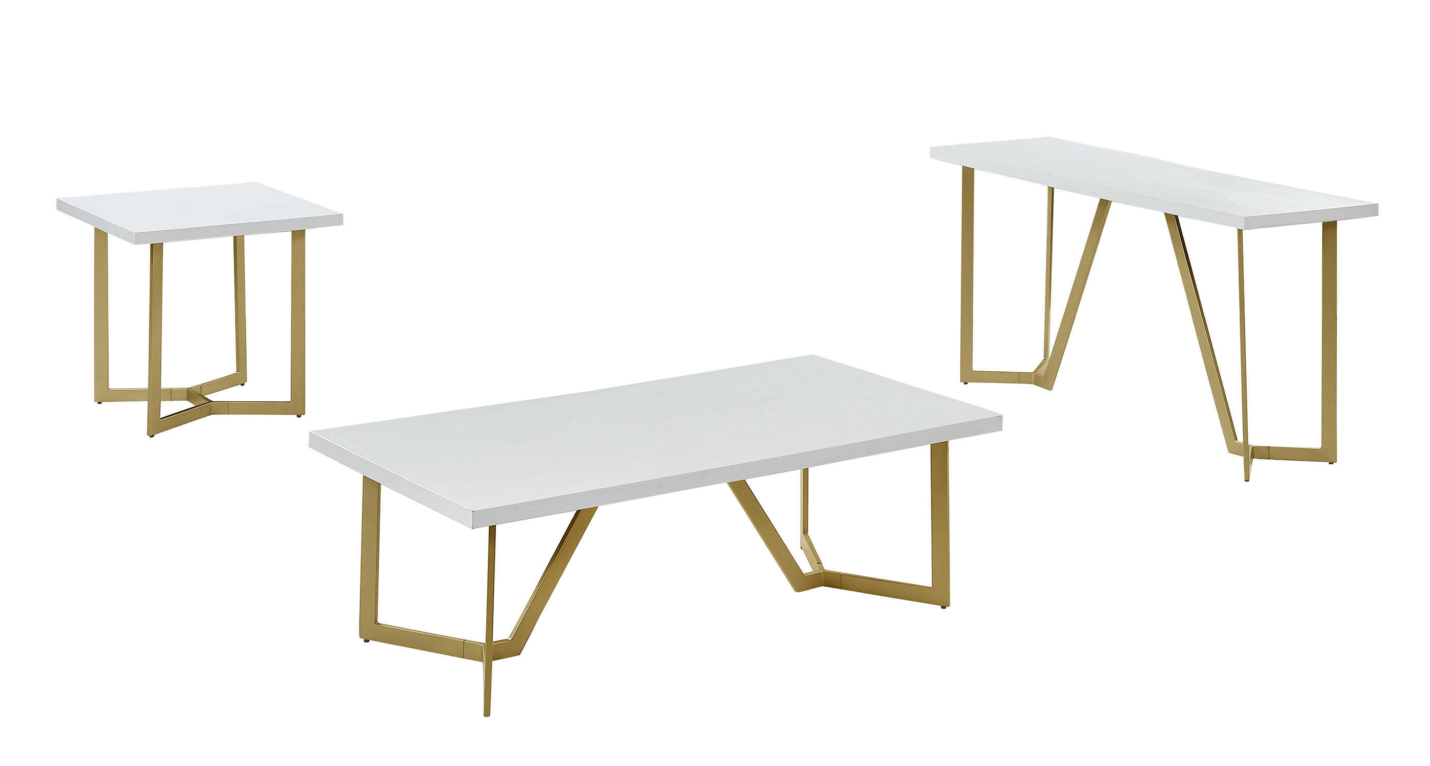 Everly Quinn 3pc. Coffee Table Set | Wayfair