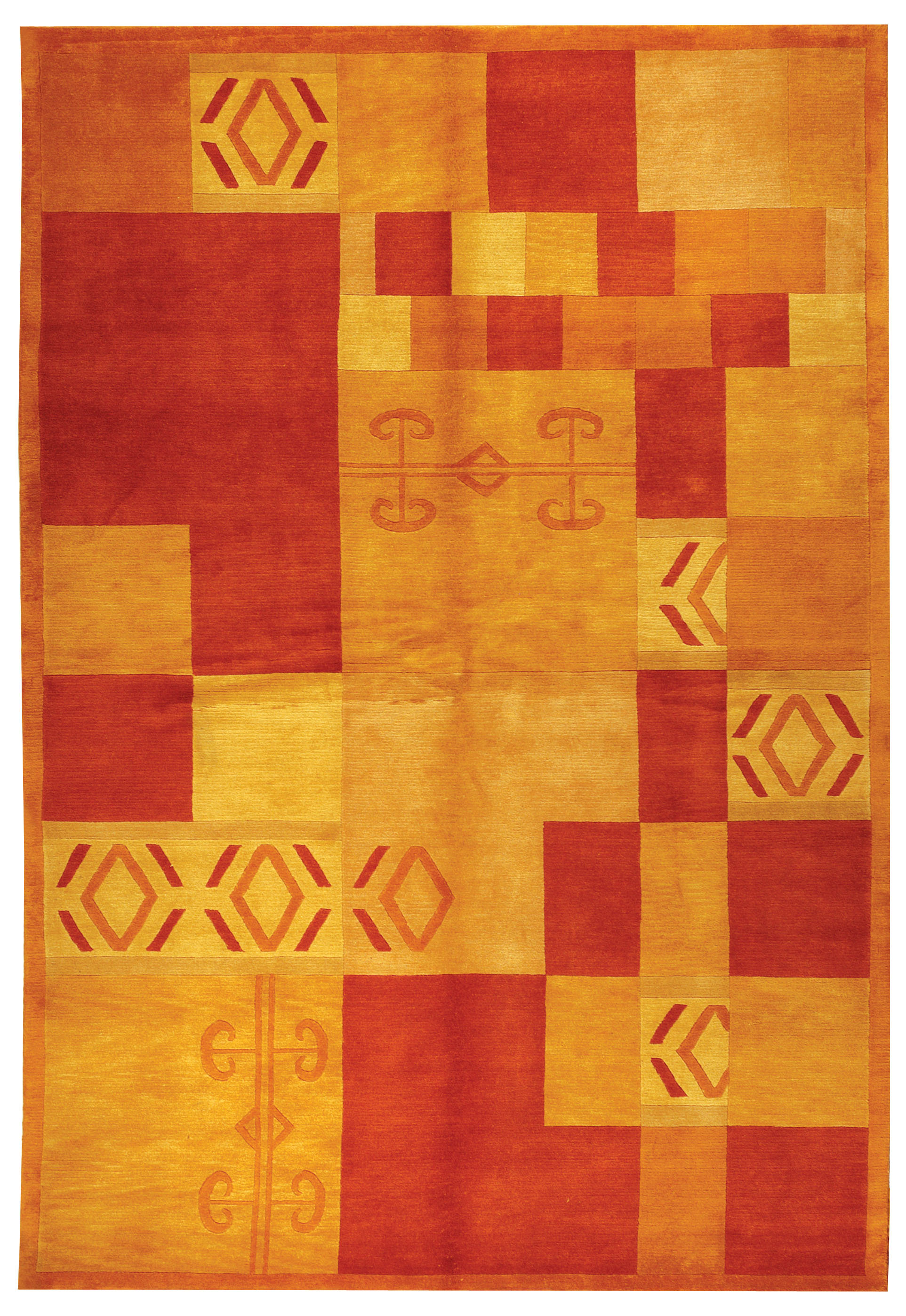 Safavieh Tibetan Hand Knotted 100% Wool Pile Rug | Wayfair