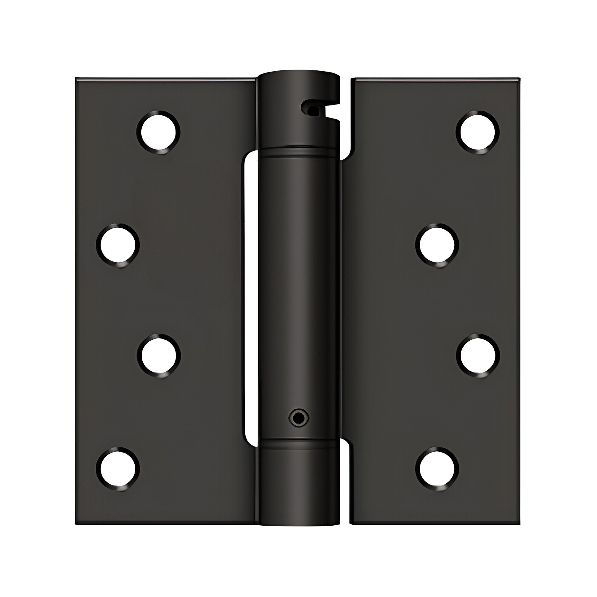Deltana DSH44U10B 4" x 4" Spring Hinge, UL Listed in Oil-rubbed Bronze ...