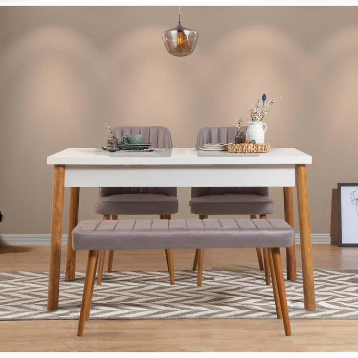 East Urban Home 4 - Piece Dining Set | Wayfair