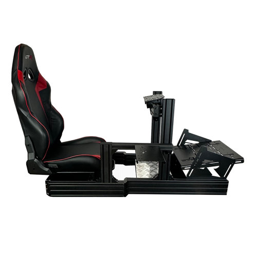 GTR Simulator Leather PC & Racing Game Chair with Footrest | Wayfair