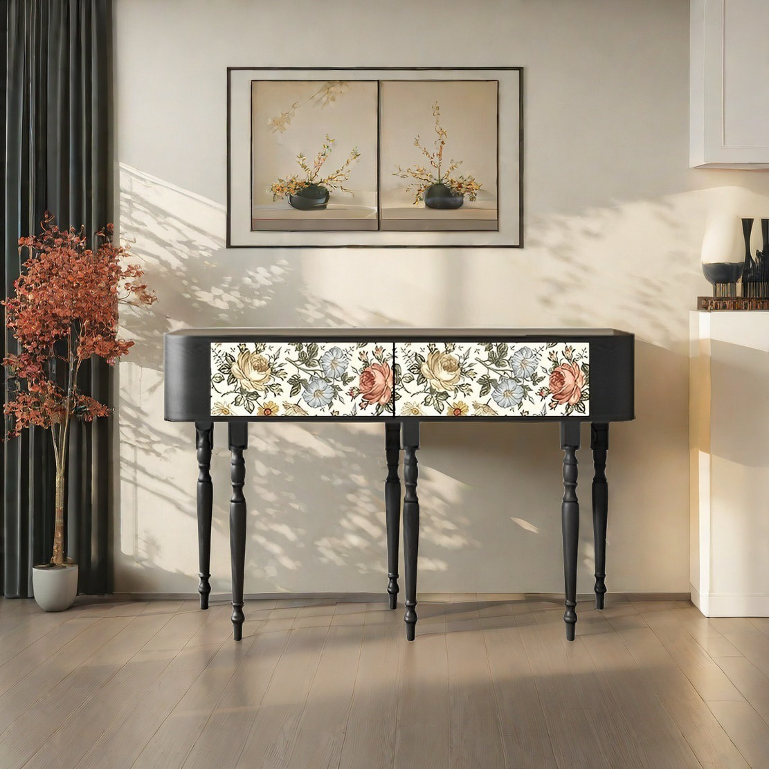 Liu's ink furniture Retro Multifunctional Art Console Table | Wayfair