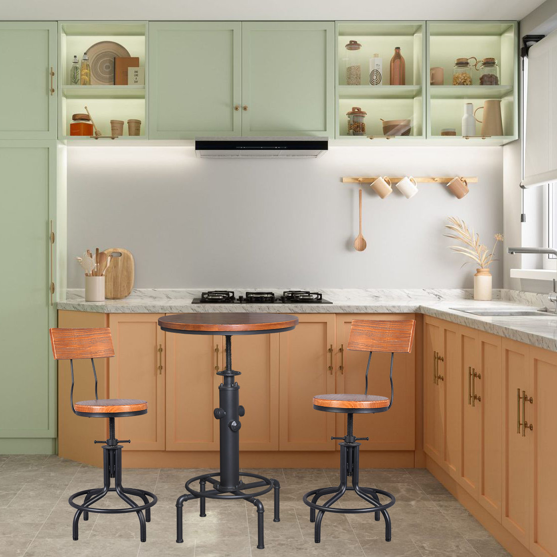 Williston Forge Earon 2 - Person Counter Height Dining Set | Wayfair