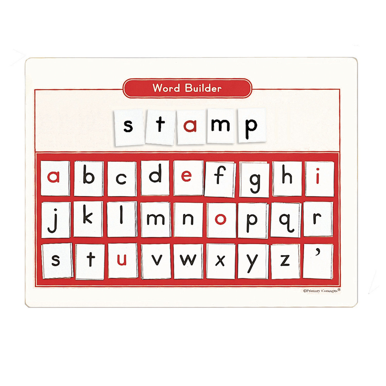 Primary Concepts Magnetic Word Builder Letters & Numbers | Wayfair