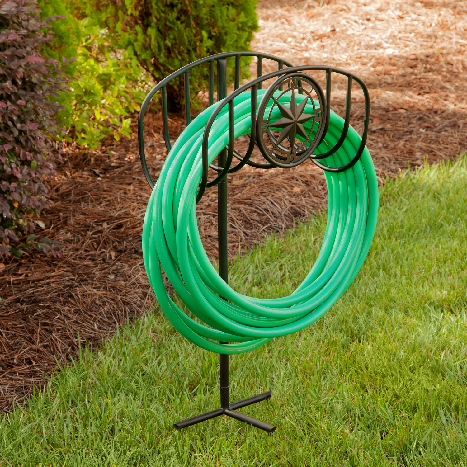 Liberty Garden Steel Hose Holder | Wayfair