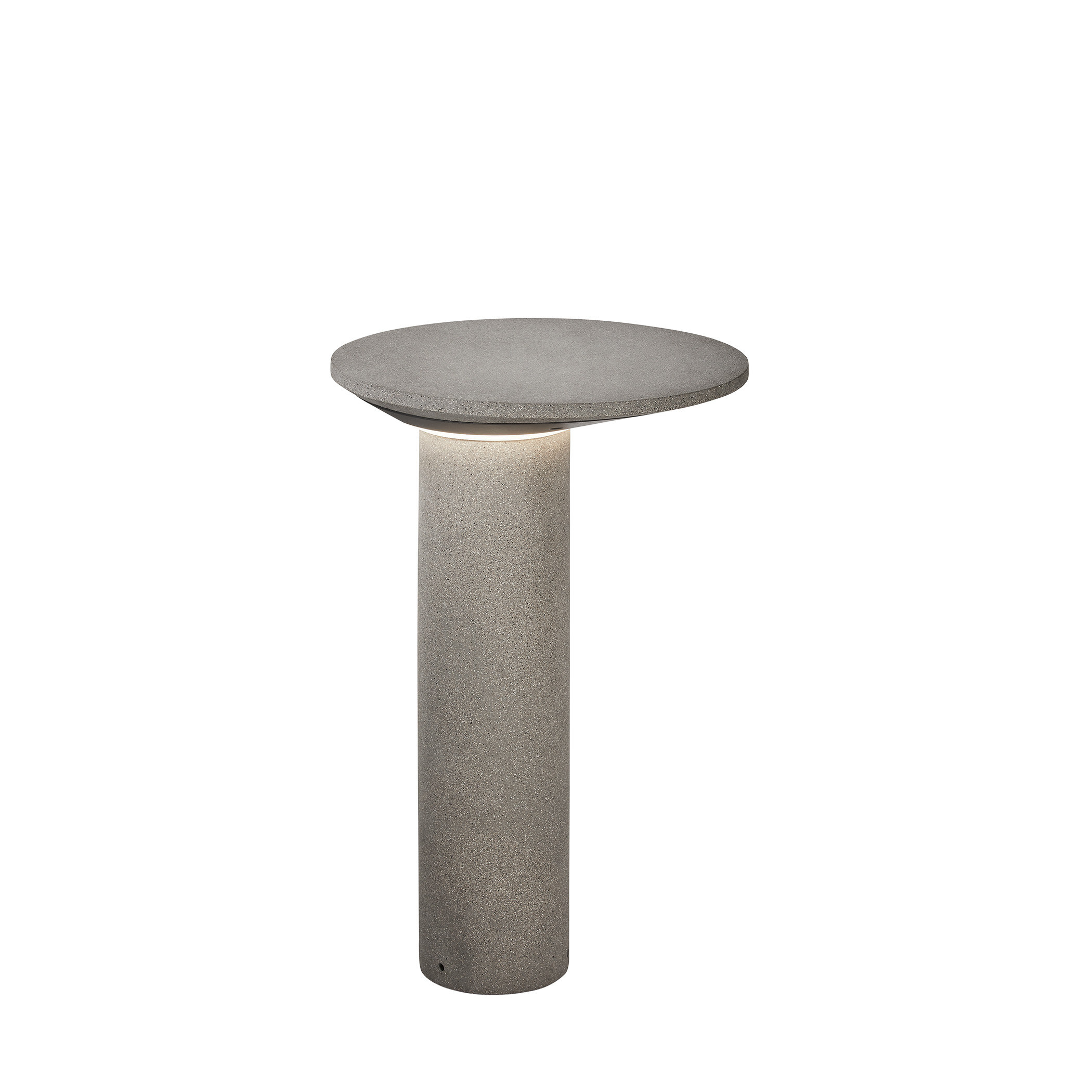 LedsC4 by Bover Moal Cement Integrated LED Metal/Concrete Bollard Light ...