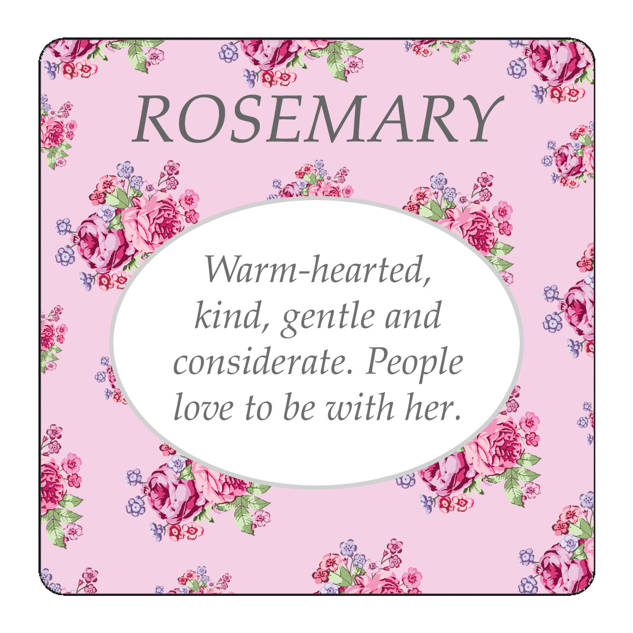 Happy Larry Personal Coaster - "Rosemary" | Wayfair.co.uk