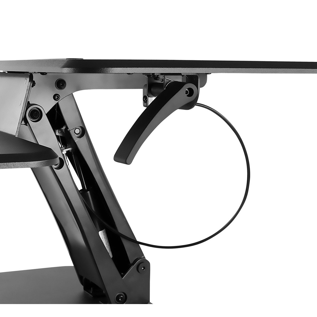 Mount-It! Height Adjustable Standing Desk Converter, 25” Wide Desktop ...