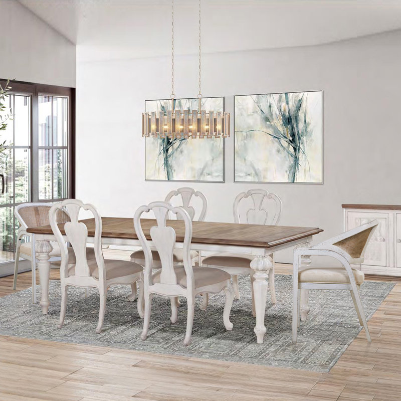 One Allium Way® 7 - Piece Extendable Dining Set | Wayfair