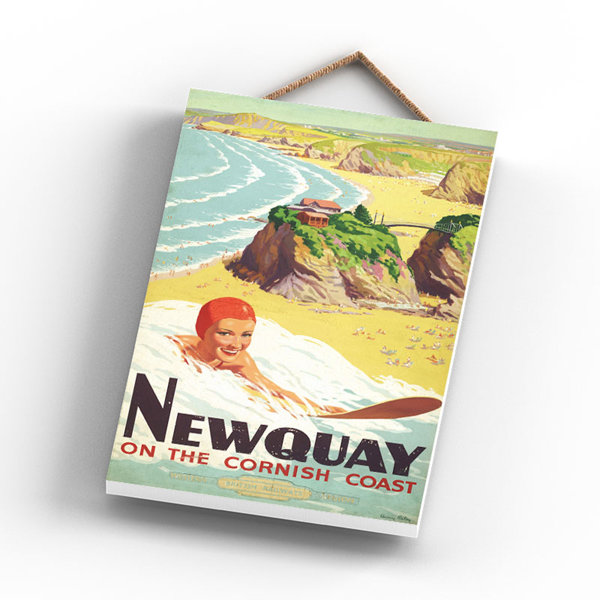 Happy Larry Newquay on the Cornish Coast Wall Décor | Wayfair.co.uk