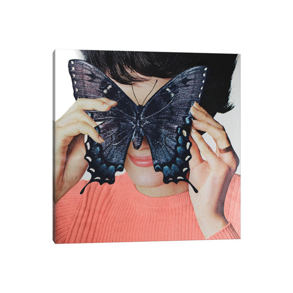 Fairmont Park Morpho Butterfly by Julia Walck - Wrapped Canvas Print ...