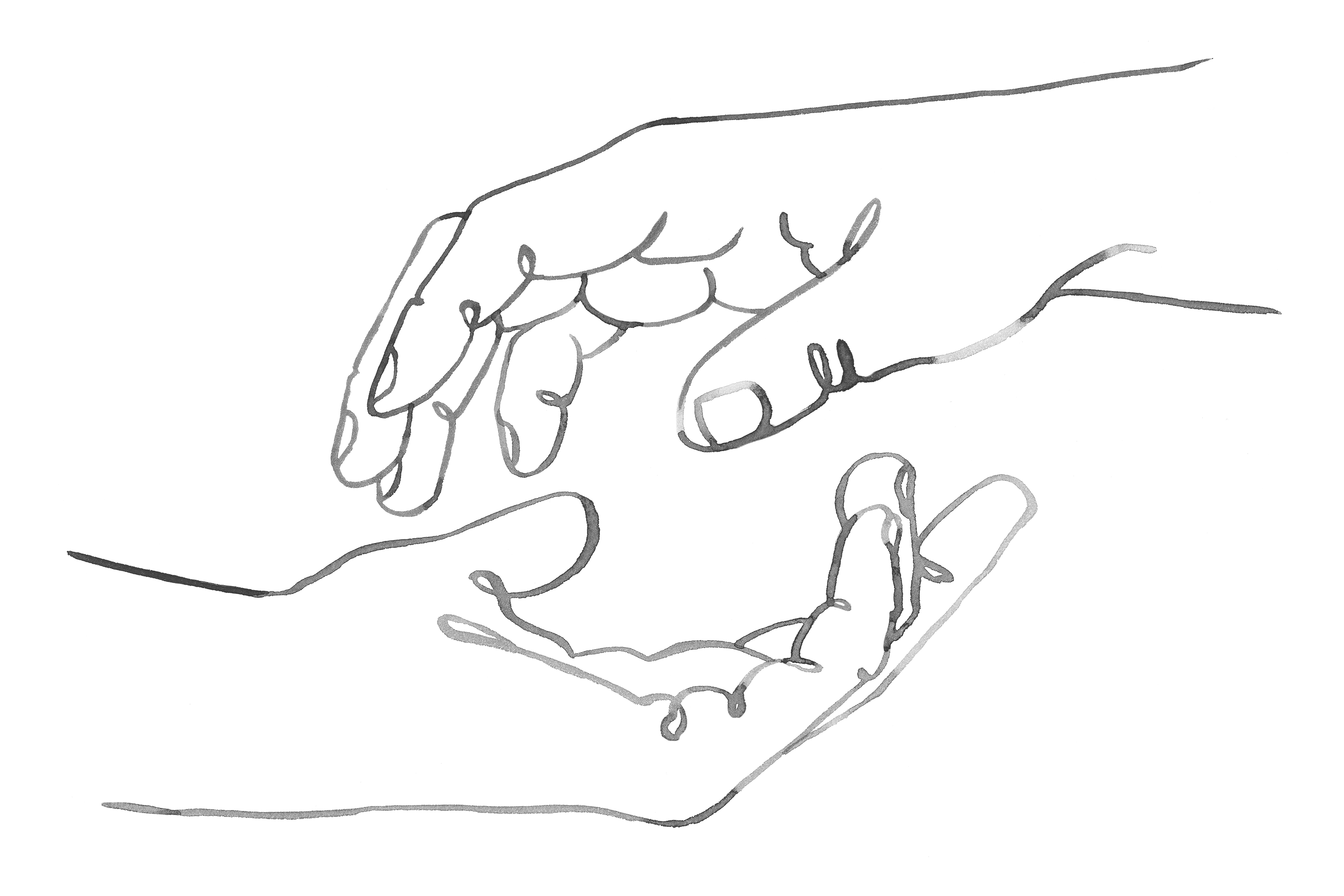 Rosalind Wheeler Gestures in Hand I by Emma Scarvey - Painting ...