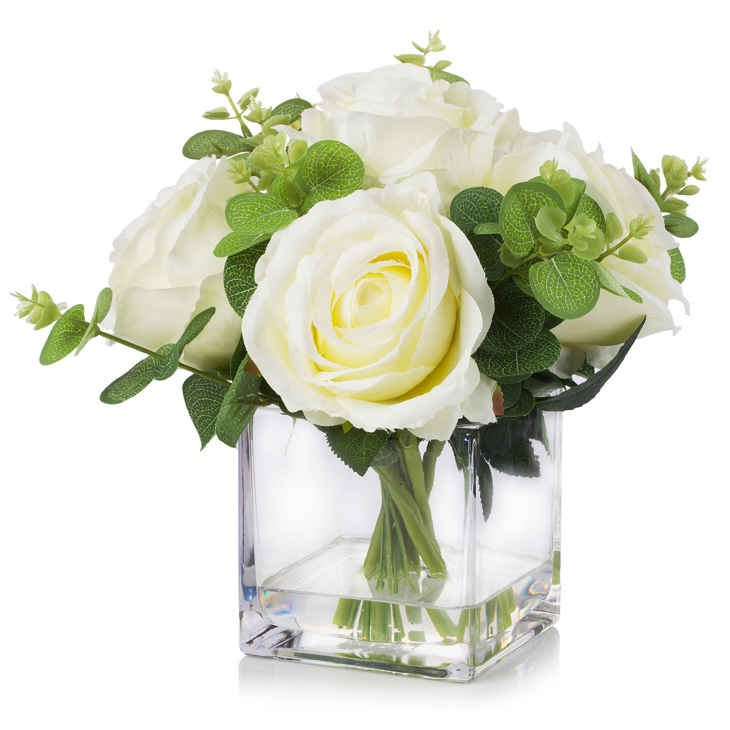 Primrue Roses in Vase | Wayfair
