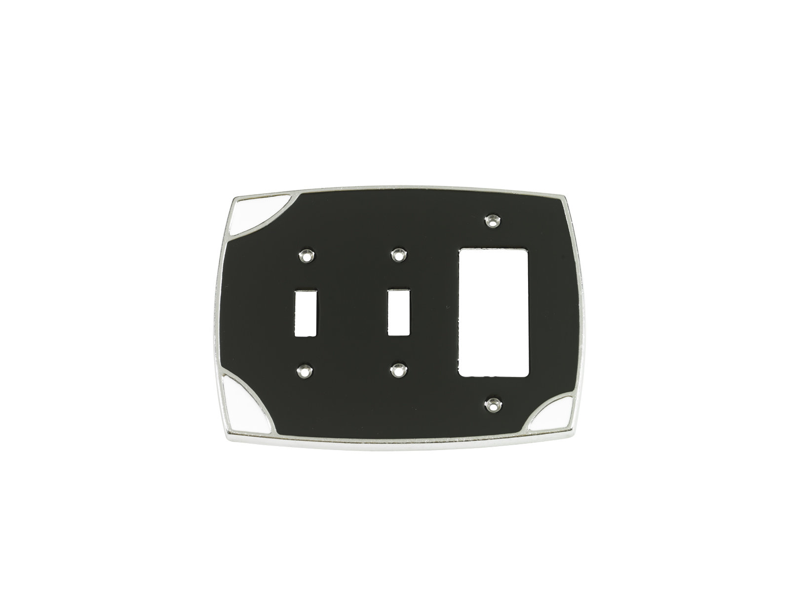 Salo Art Design Techno 3-Gang Toggle Light Switch / Rocker Combination ...