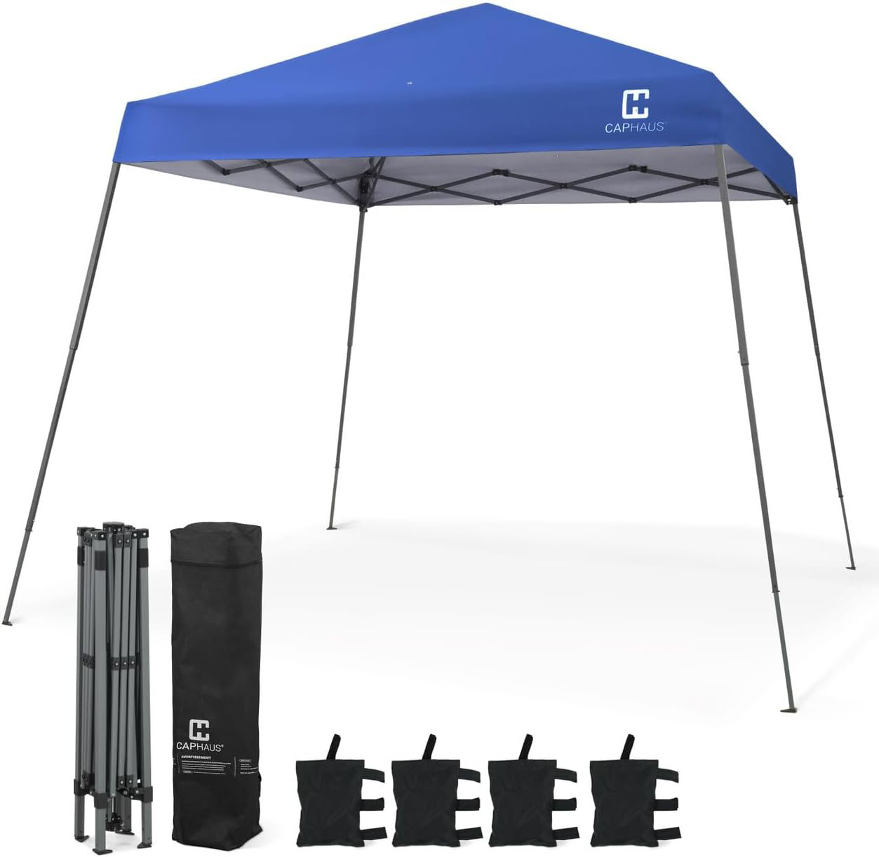 CAPHAUS 8ft x 8ft Top Heavy-Duty Commercial Grade One-Push Pop Up ...