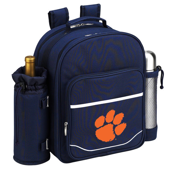 Picnic at Ascot NCAA Clemson Tigers 2-Person Coffee Picnic Backpack ...