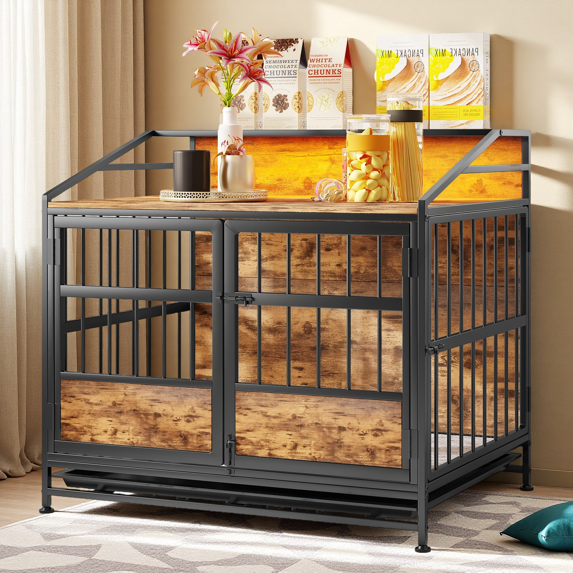 Tucker Murphy Pet™ Multi-Function Furniture Style Dog Crates With ...