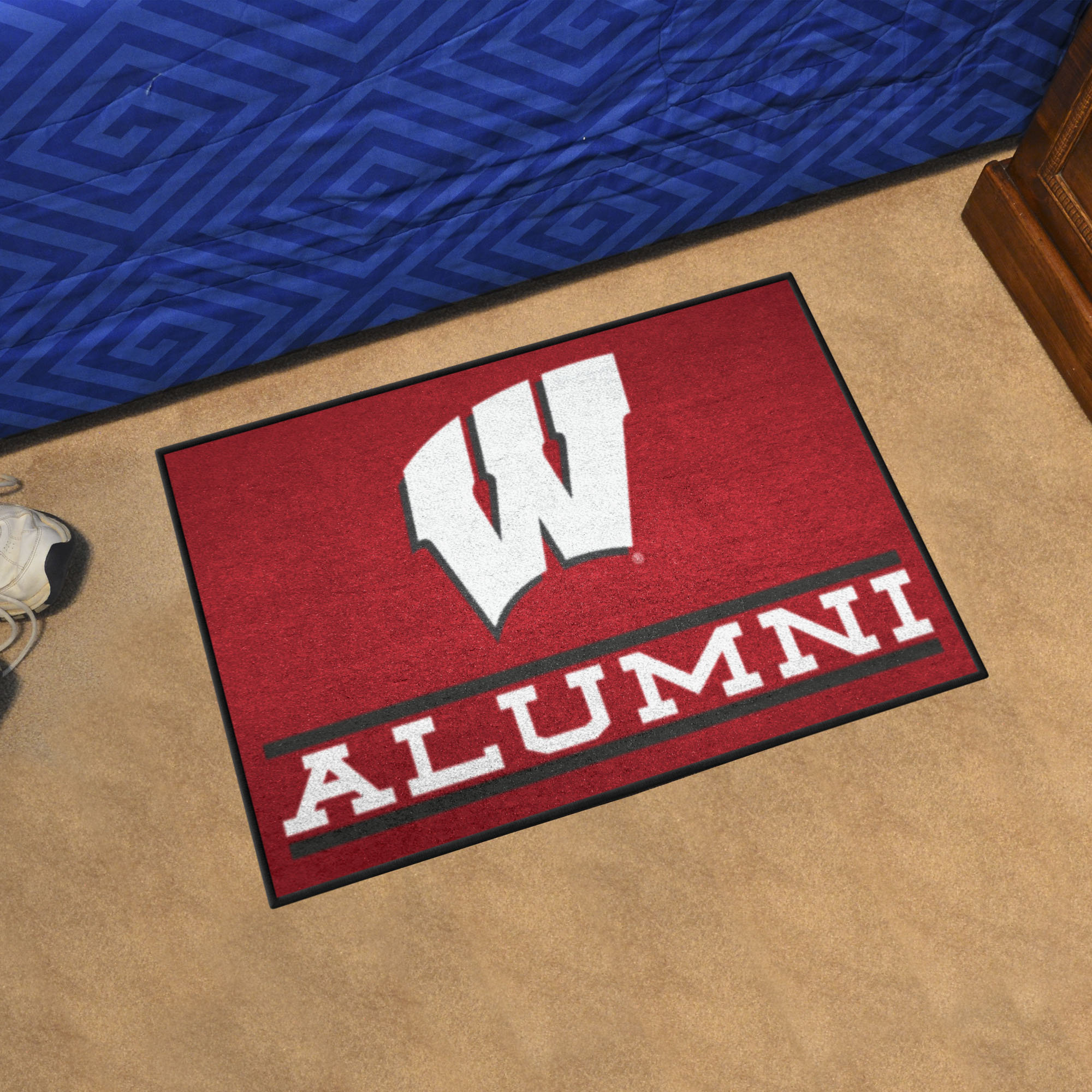FANMATS University of Wisconsin Alumni 30" x 19" Indoor Door Mat | Wayfair