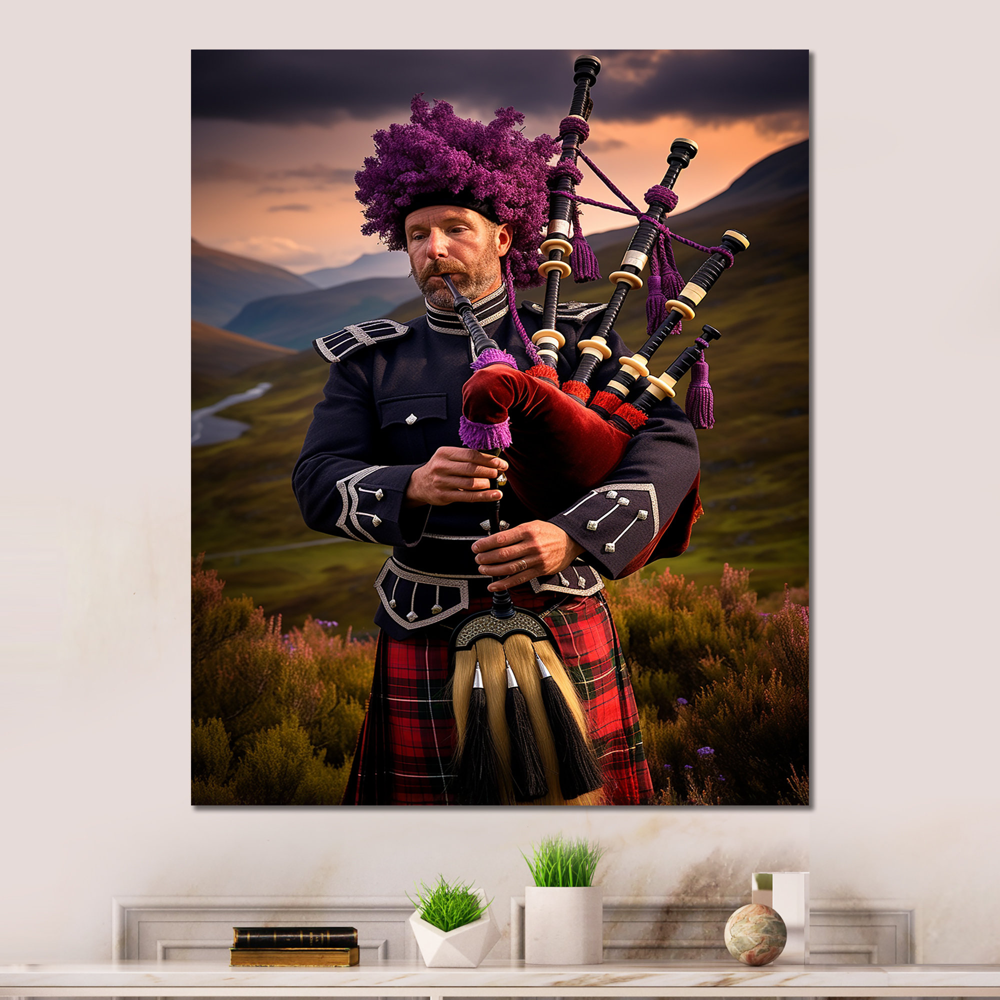 Red Barrel Studio® " Scotland Great Highland Bagpipe In Scotland I " on ...