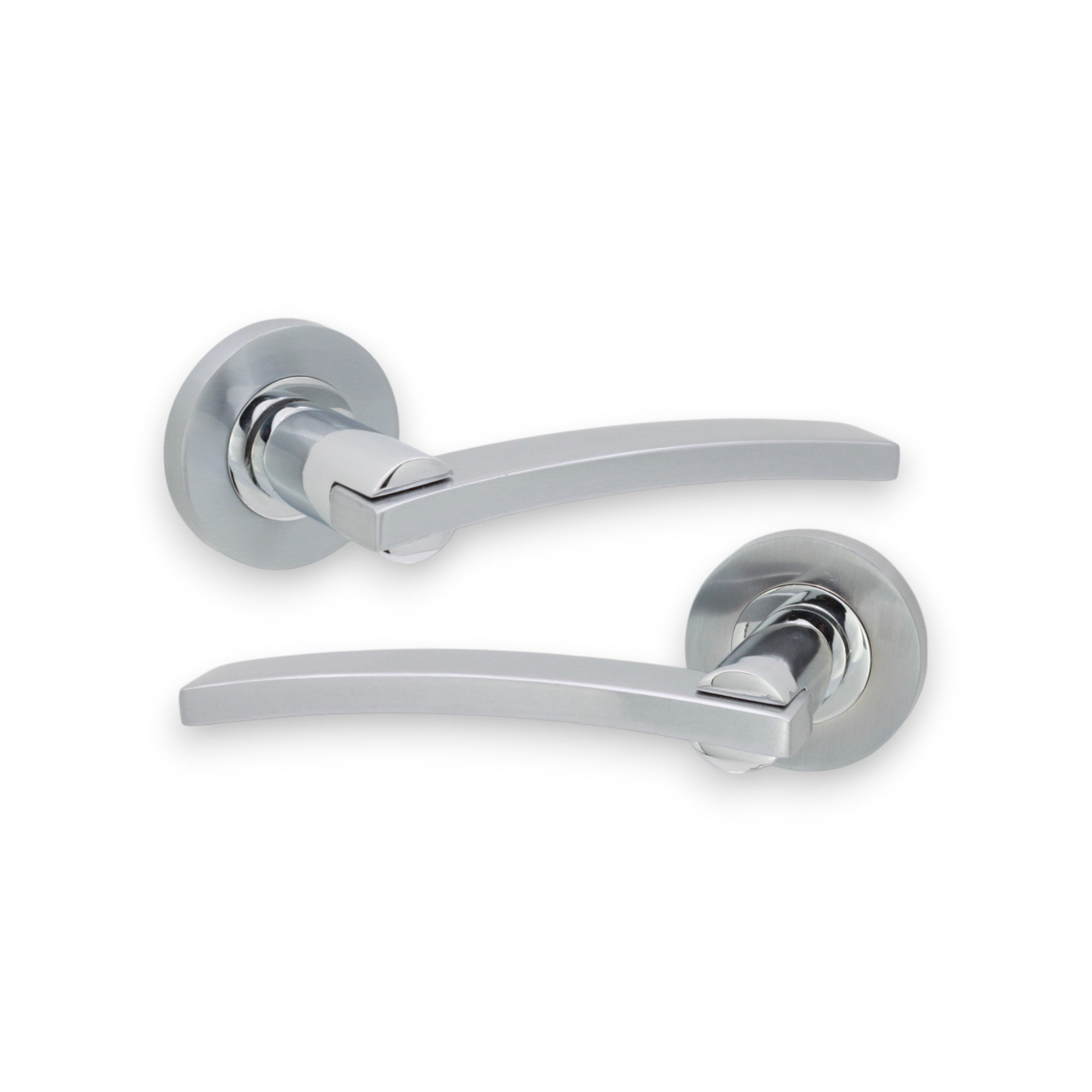 Spira Brass Carol Lever Door Handle Dual Tone | Wayfair.co.uk