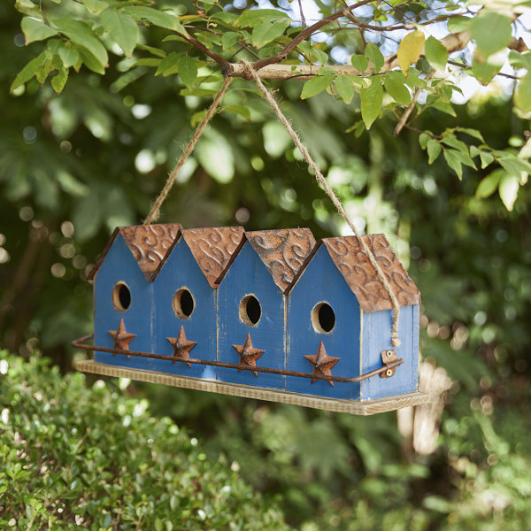 Alcott Hill Arva 7 in x 17 in x 4 in Birdhouse & Reviews | Wayfair