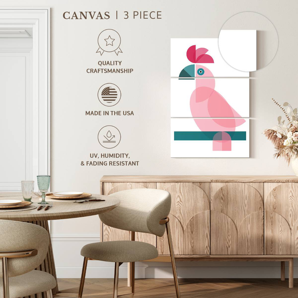 Zoomie Kids Ashelle Geometric Cockatoo | Wayfair