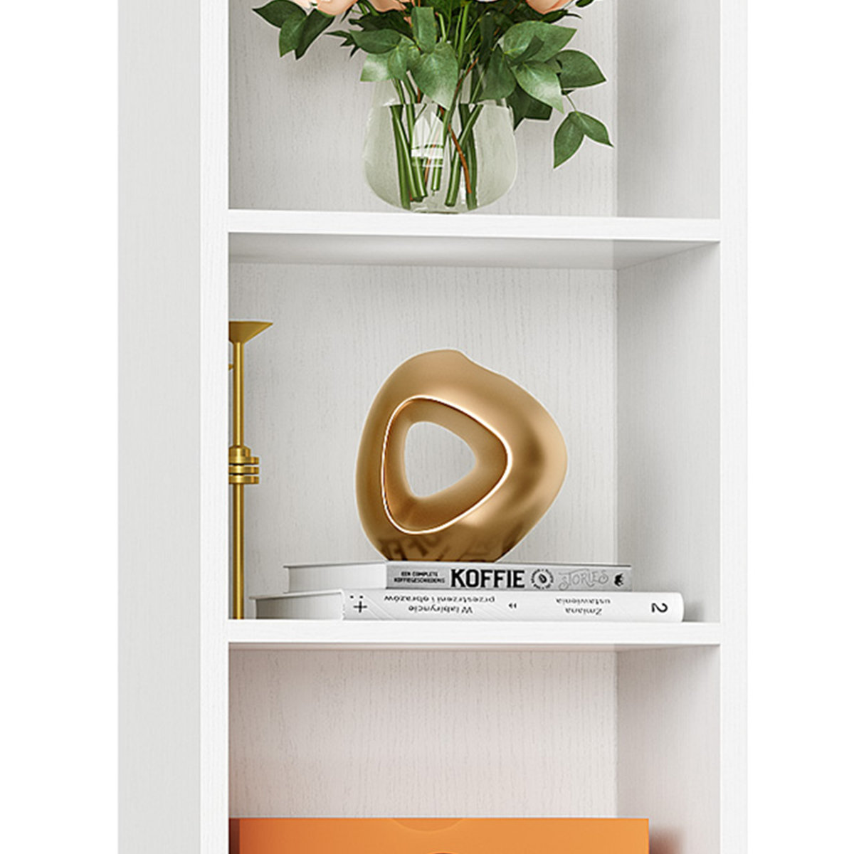 Wade Logan® Brynesha 72.8'' H 6-Tier Narrow Bookshelf, Modern Display ...