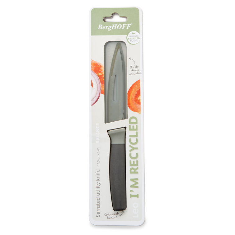 BergHOFF Balance Non-stick Stainless Steel Serrated Utility Knife 4.5 ...