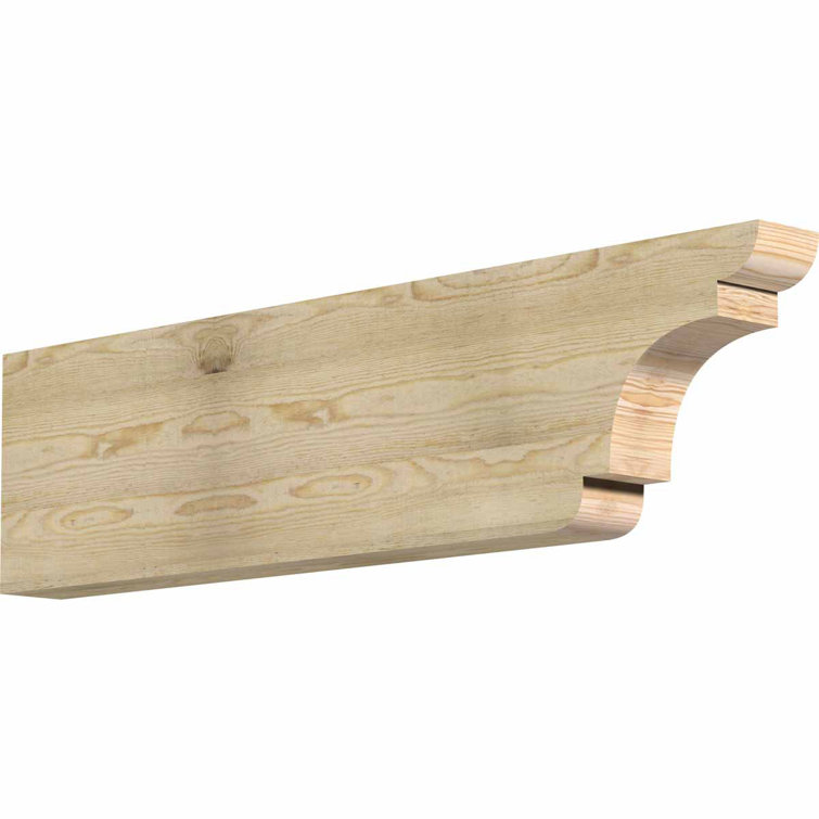 PCI Enterprises 4"W x 12"H x 48"L New Brighton Rough Sawn Rafter Tail ...
