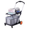 VEVOR Multi Use Functional Collapsible Cart, 198 lbs Capacity 2-Tier ...