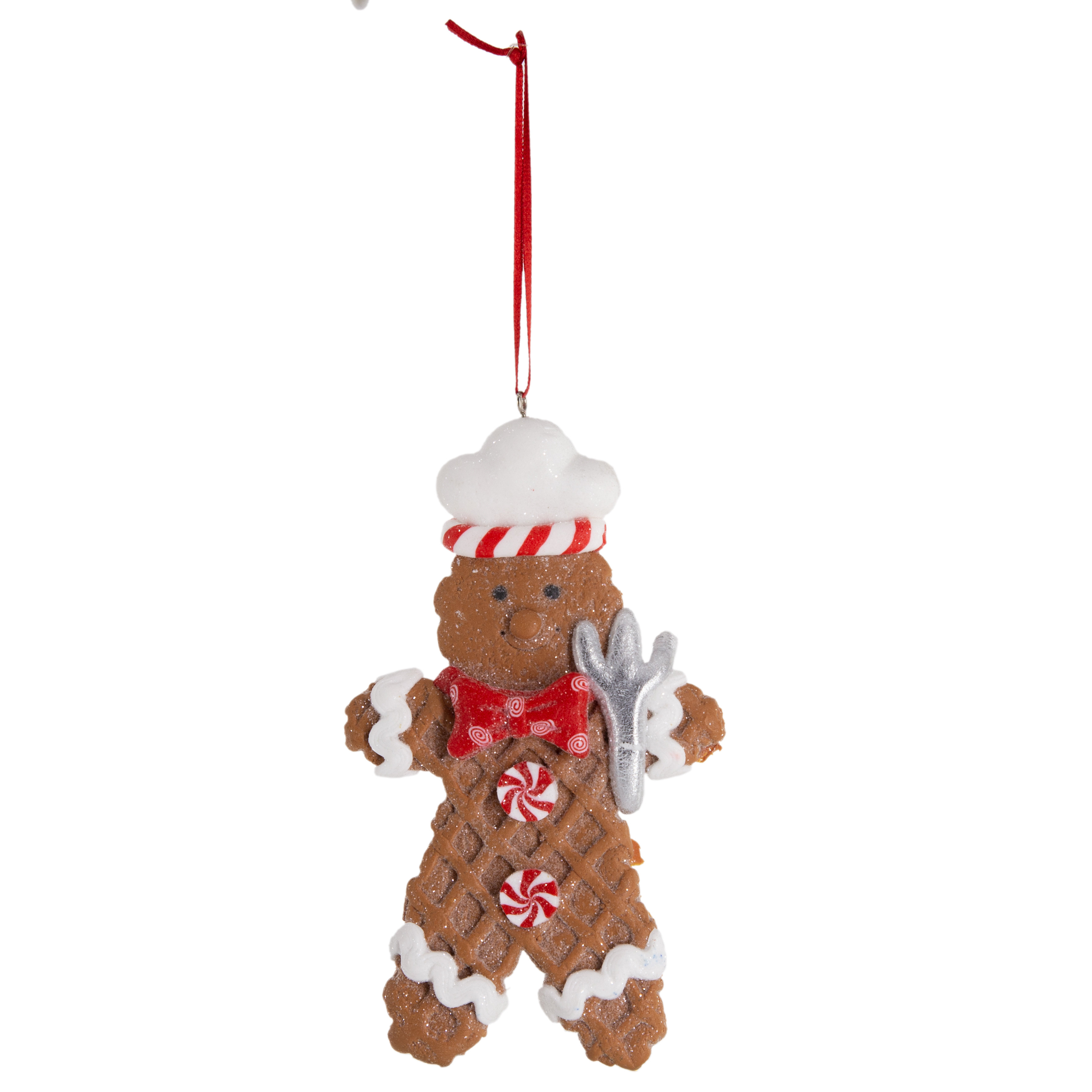 Seasonal Abode Chef Cookies Man Ornament - Set Of 24 - Red - Wayfair Canada