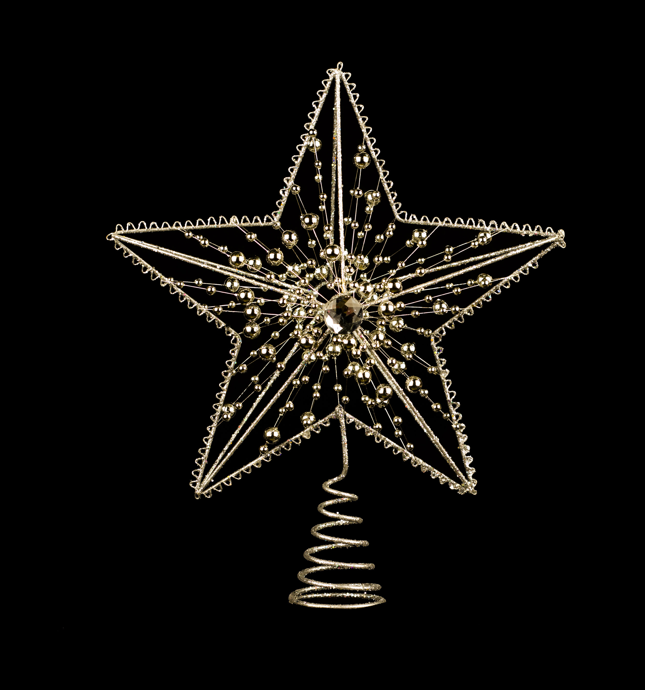 The Holiday Aisle® Jeweled Metal Star Tree Topper & Reviews - Wayfair ...