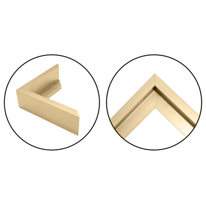 Lillian August Angular Pattern 2' Framed Graphic Art Print on Canvas ...