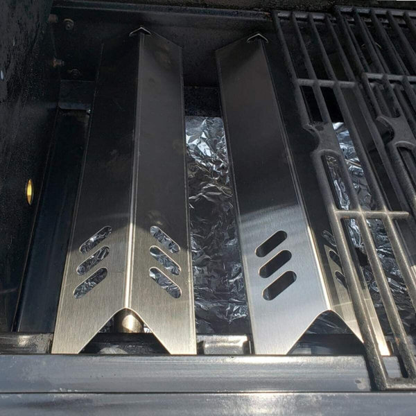 Quickflame Set Of 4 Stainless Steel Heat Plates For Bbq Grill Models ...