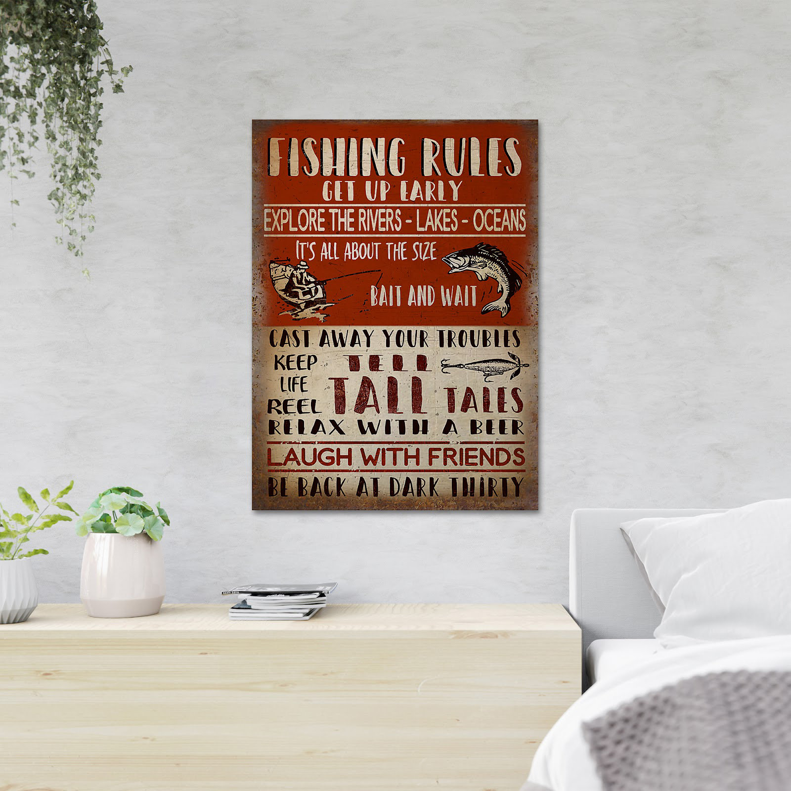 Trinx Man Fishing On A Lake - Fishing Rules Get Up Early Explore The ...