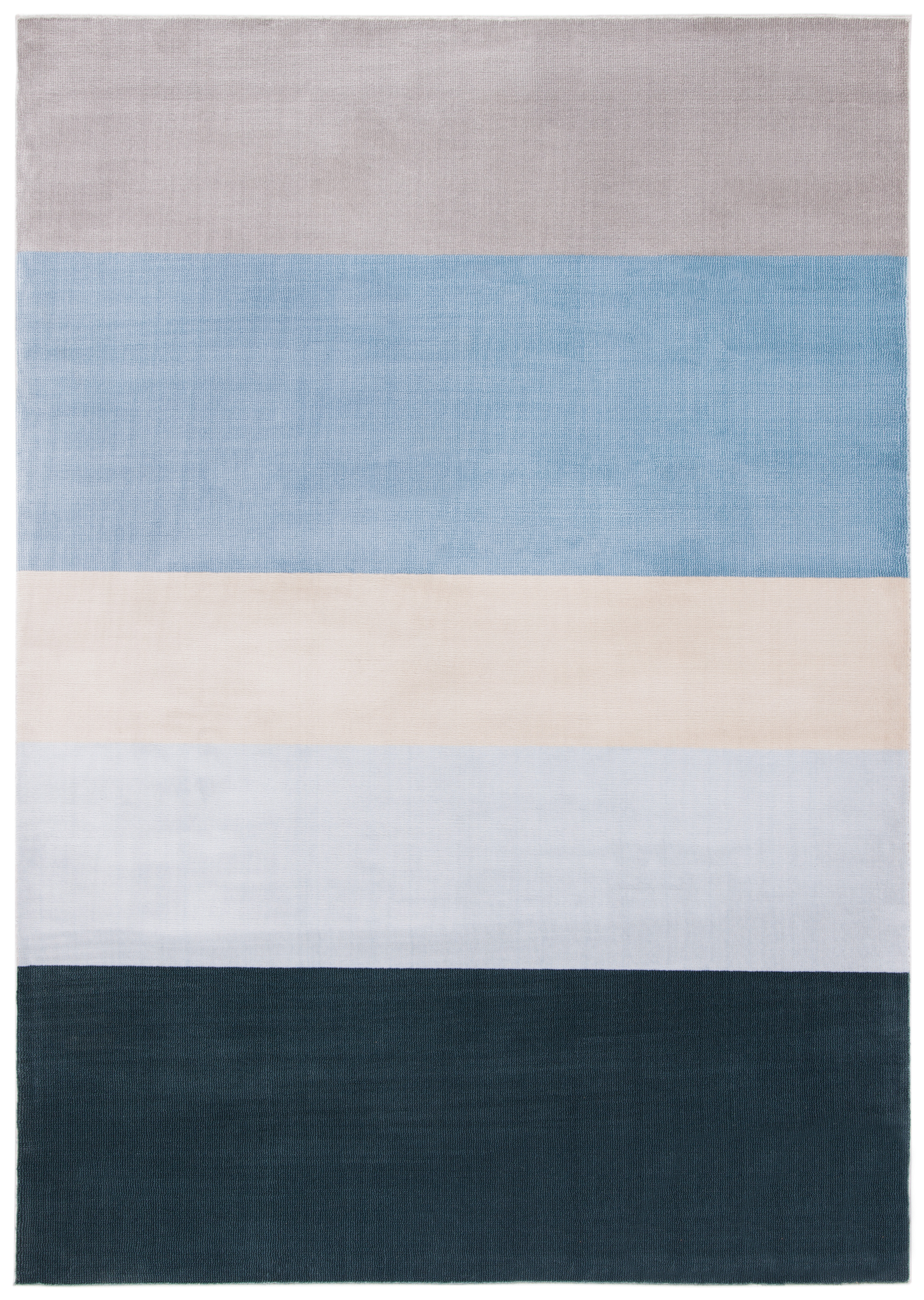 Wade Logan® Aslin Striped Blue/Gray Area Rug & Reviews | Wayfair