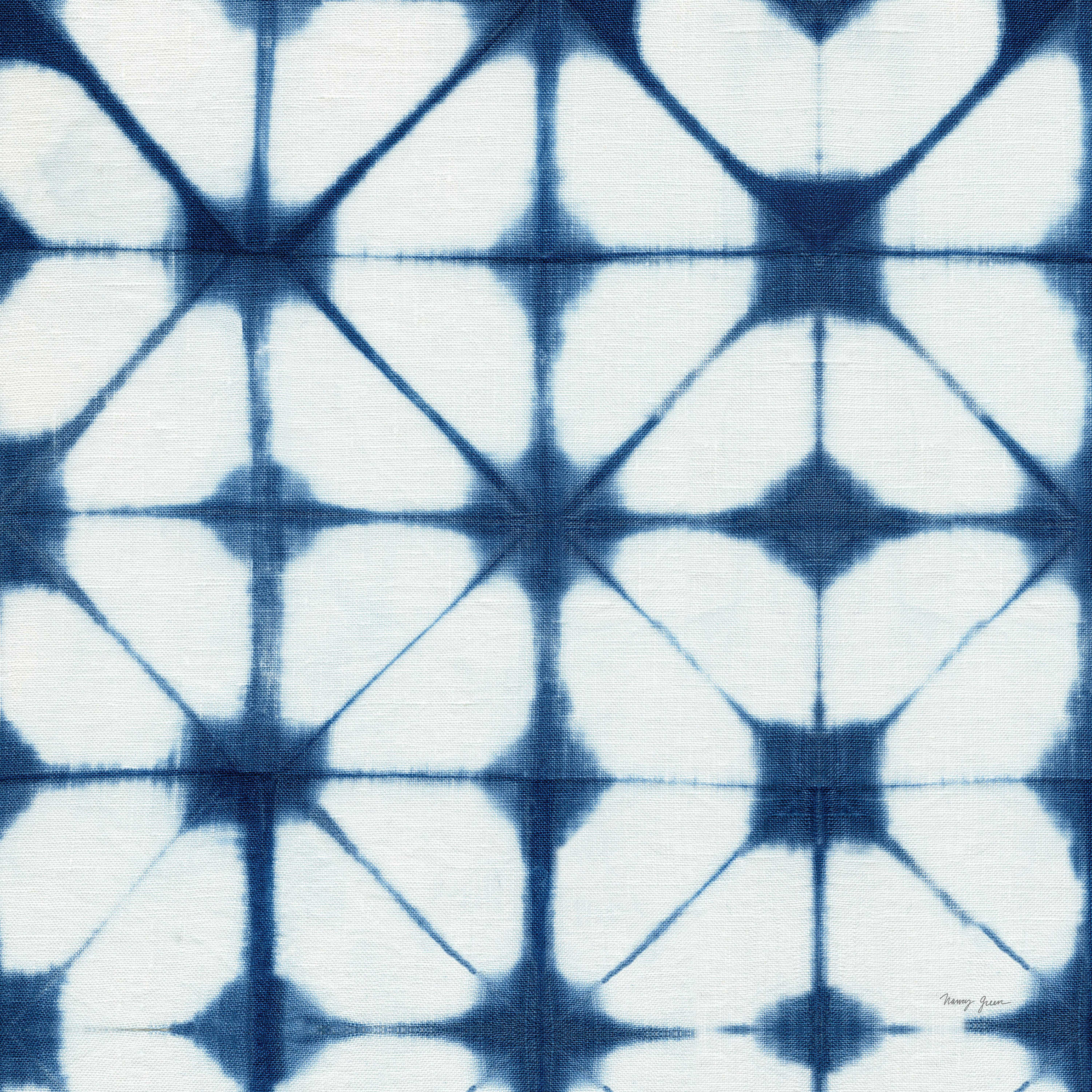 Dakota Fields Duthill Shibori Square VIII by Nancy Green - Wrapped ...