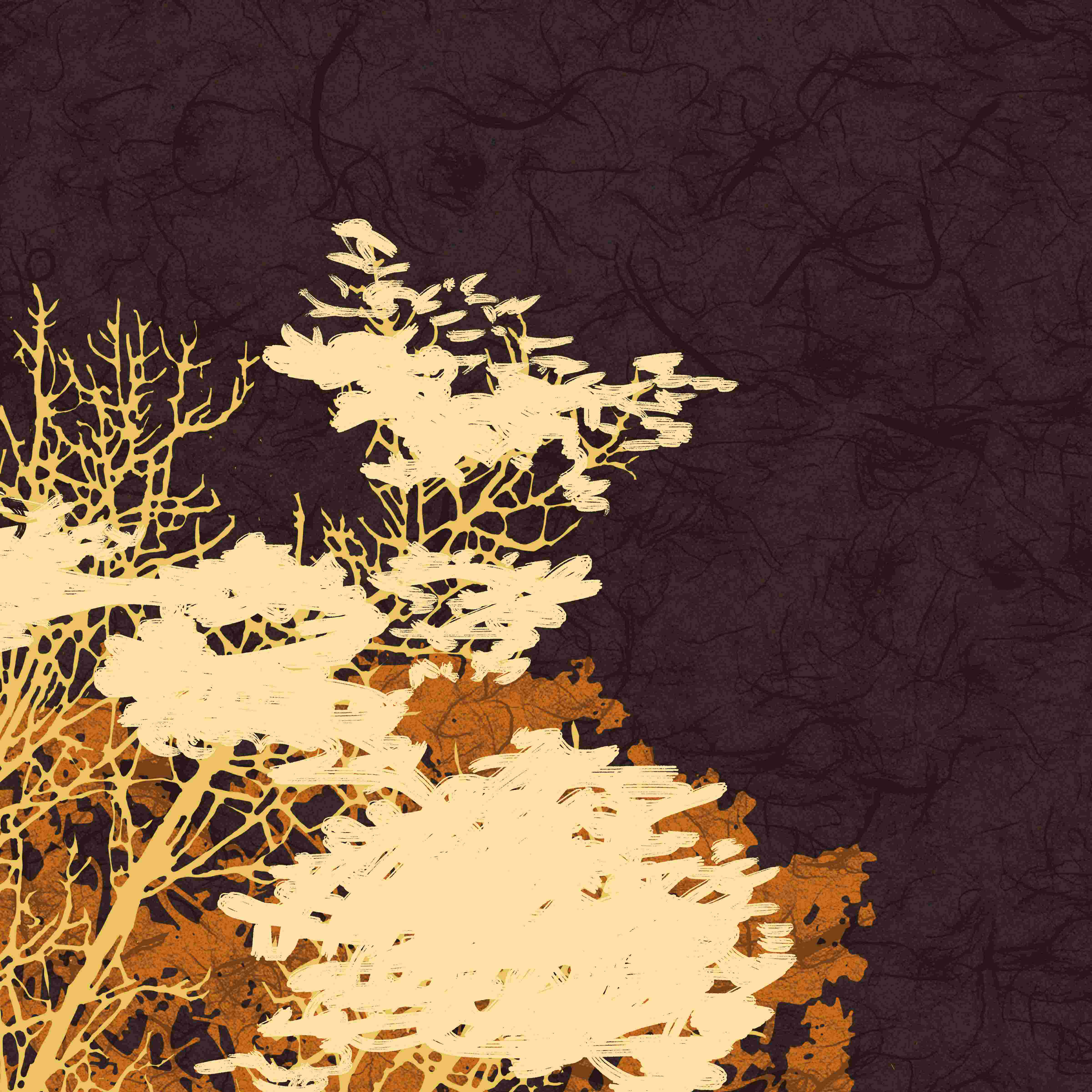 Winston Porter Red Tree 3 Reversed 2 - Wrapped Canvas Print | Wayfair