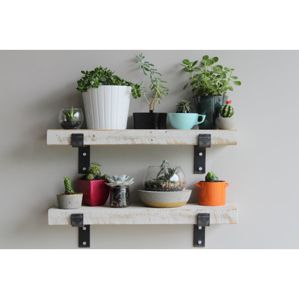 Williston Forge Brennon 2 Piece Reclaimed Barn Wood Solid Wood Accent ...