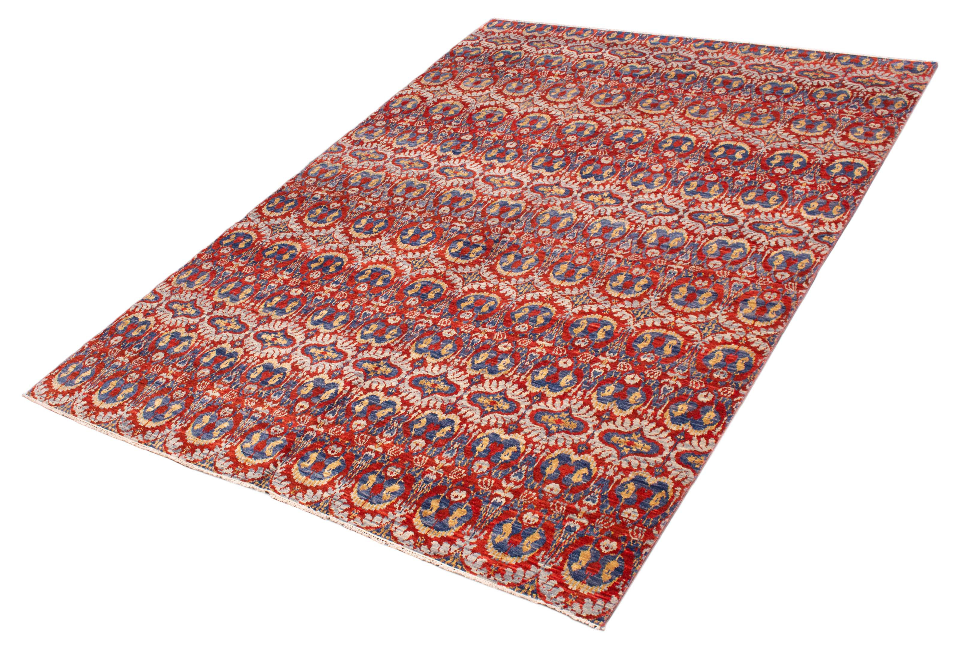 Isabelline One-of-a-Kind Analys Hand-Knotted New Age 9'11" x 13'9" Wool ...