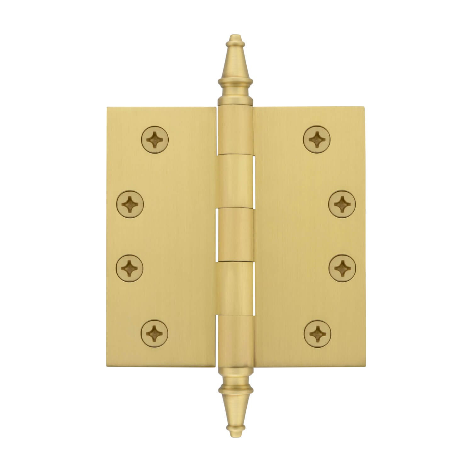Grandeur 4" H x 4" W Butt Bearing Single Door Hinge | Wayfair