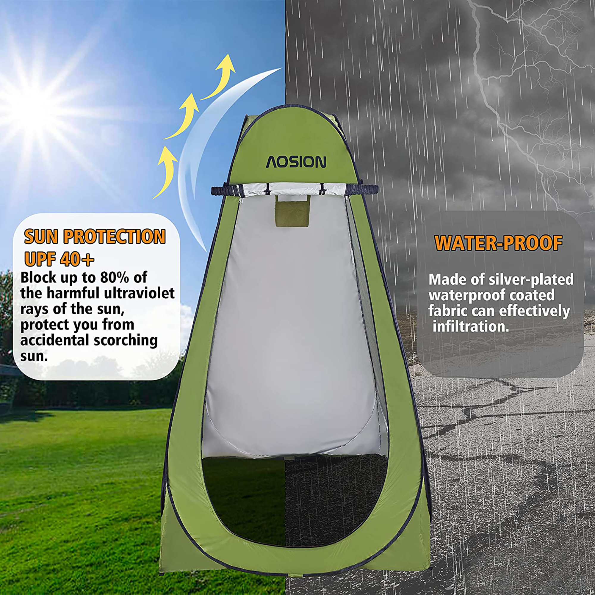 ARC Pop Up Camping Shower 2 Person Tent & Reviews | Wayfair